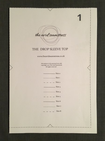 Digital Pattern – The Drop Sleeve Top – The Avid Seamstress