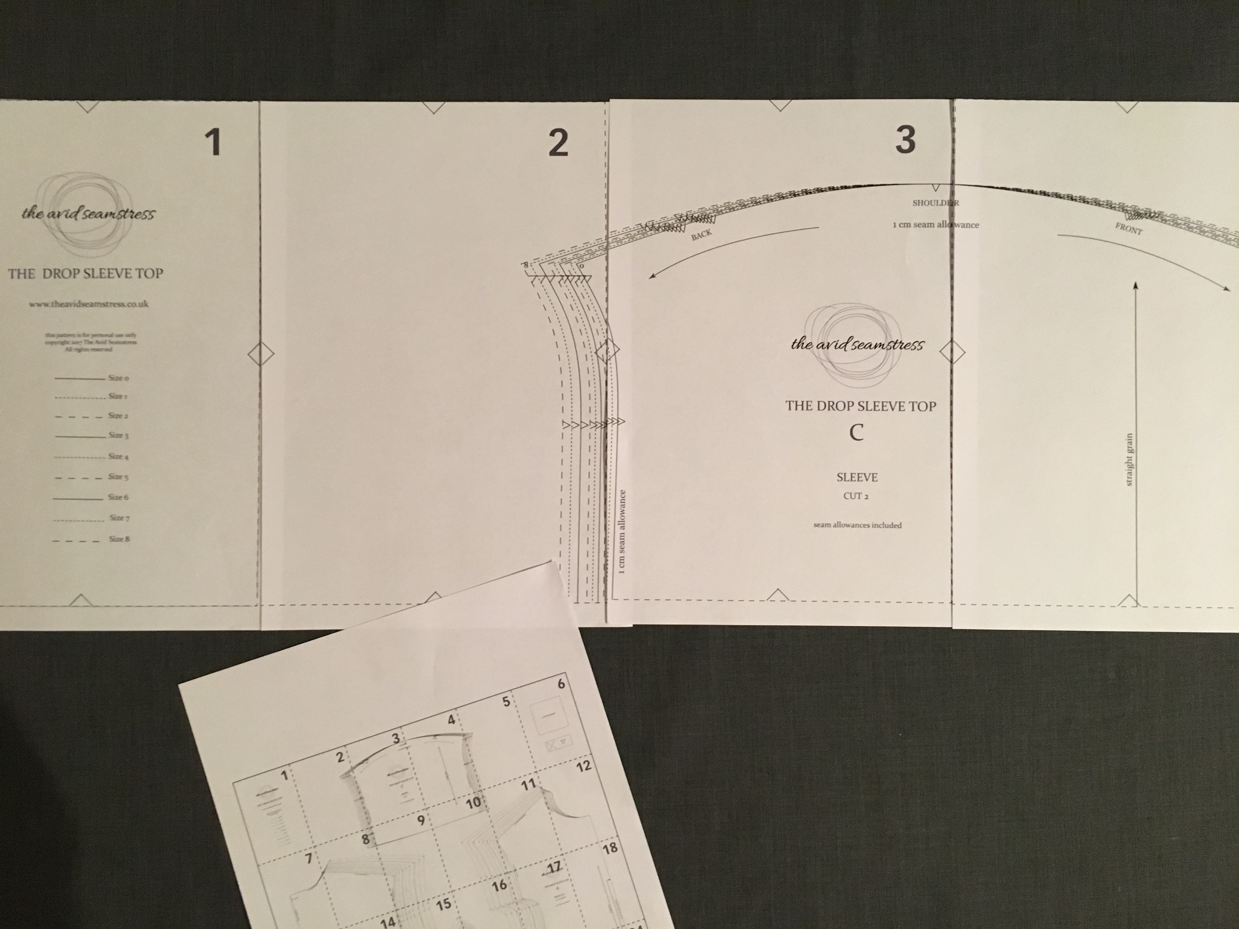Digital Pattern – The Drop Sleeve Top – The Avid Seamstress