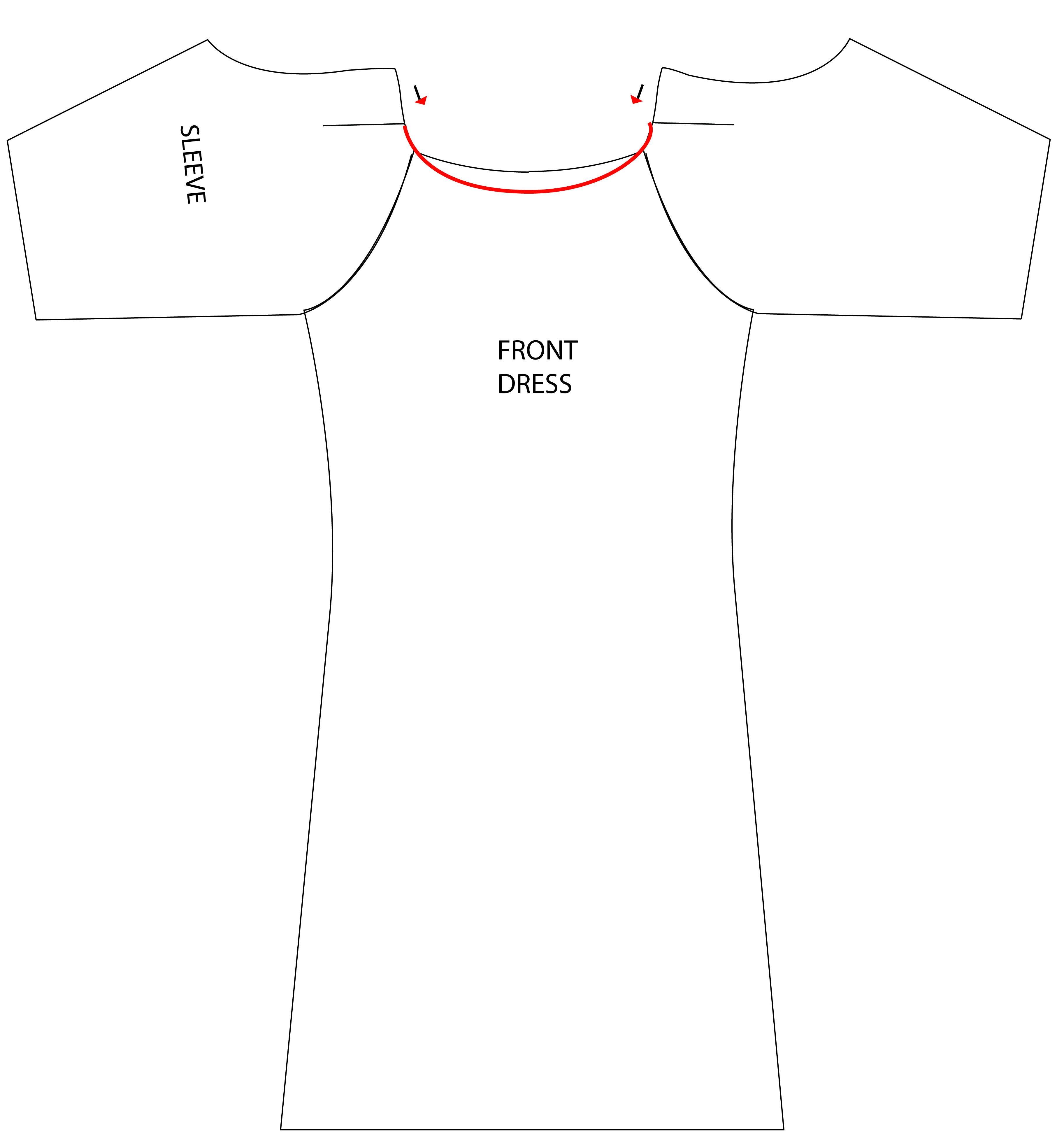 Adjusting the neckline – The Raglan & The Gathered Dress – The Avid ...